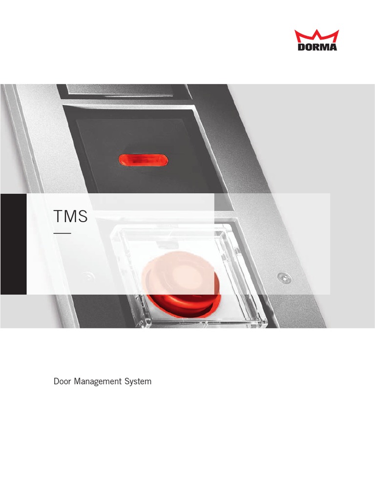 0113 TMS GB | PDF | Access Control | Power Supply
