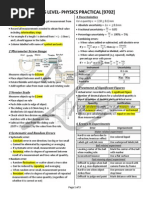 P5 Physics Notes A Level | PDF | Experiment | Significant Figures