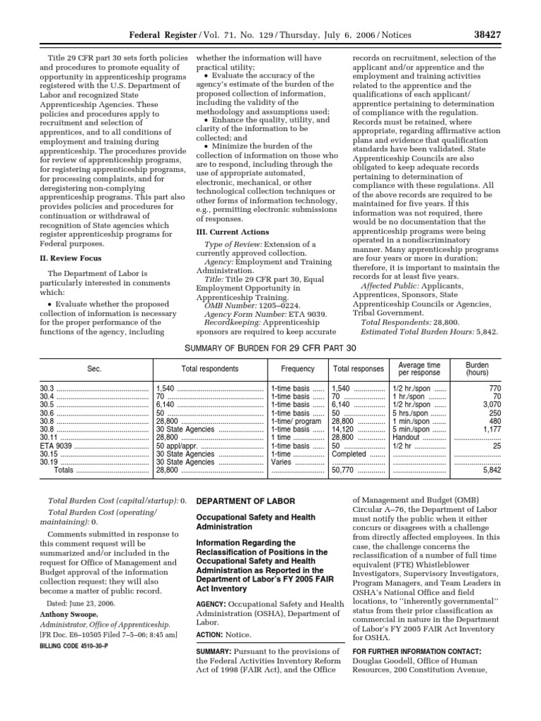 Federal Register / Vol. 71, No. 129 / Thursday, July 6, 2006 / Notices ...