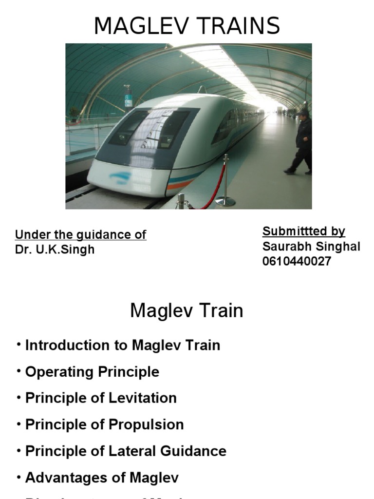 Maglev Train | PDF | Train | Vehicles