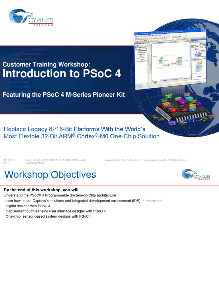 Introduction To PSoC 4 With - 044 Kit | PDF | Microcontroller | Electronics