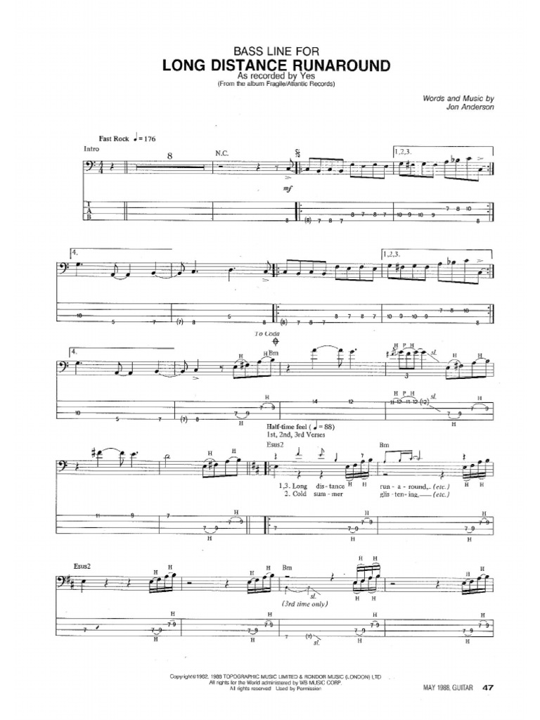 Yes - Long Distance Runaround