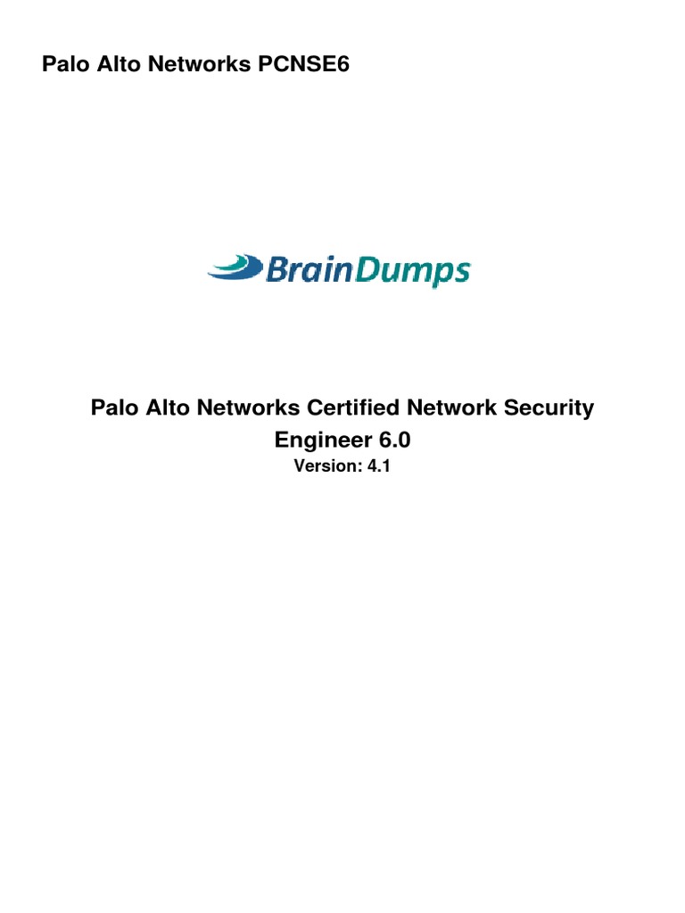 PCNSE6 | PDF | Firewall (Computing) | Domain Name System