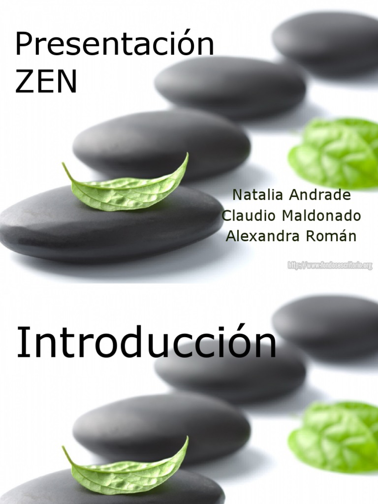 Presentaciones Zen: Simplicidad y Conexión | PDF | Imagen | Science