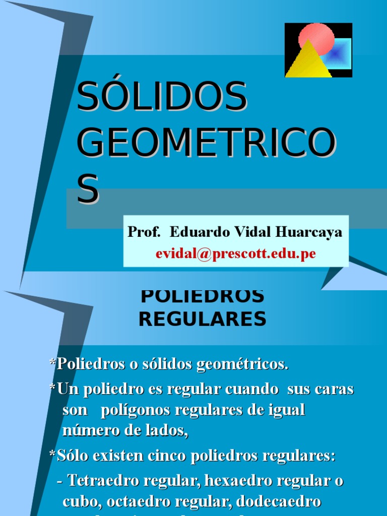 Solidos Geometricos | Descargar gratis PDF | Objetos geométricos ...