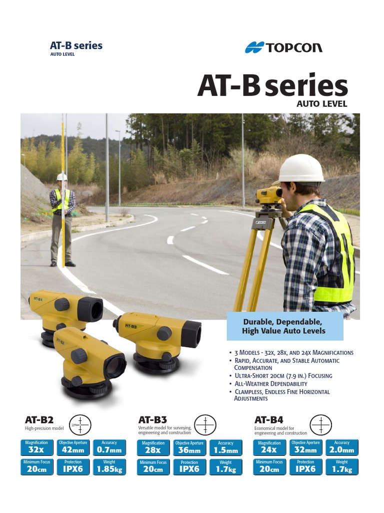 JUAL Automatic Level Topcon AT-B4 | PDF | Equipment | Applied And Interdisciplinary Physics