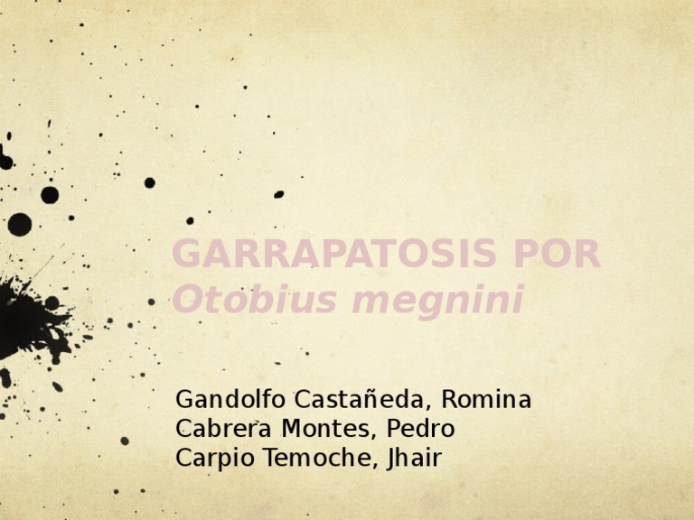 Otobius Megnini | PDF