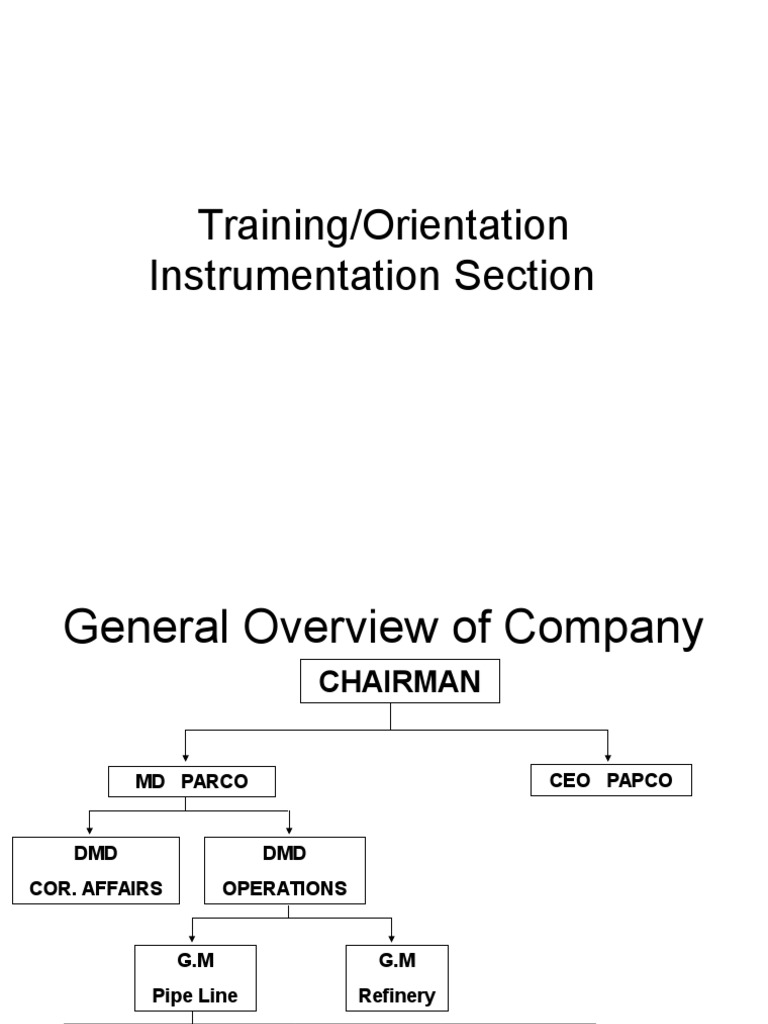 Instrument Training Presentation | PDF | Instrumentation | Valve