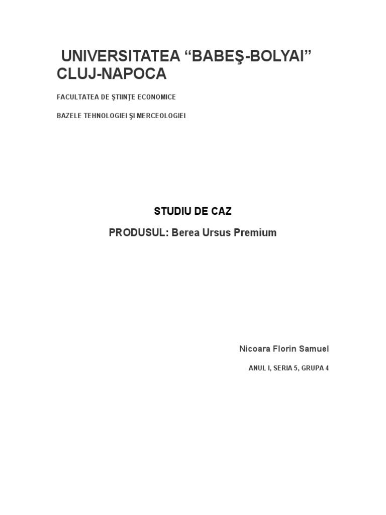 Berea Ursus Premium | PDF