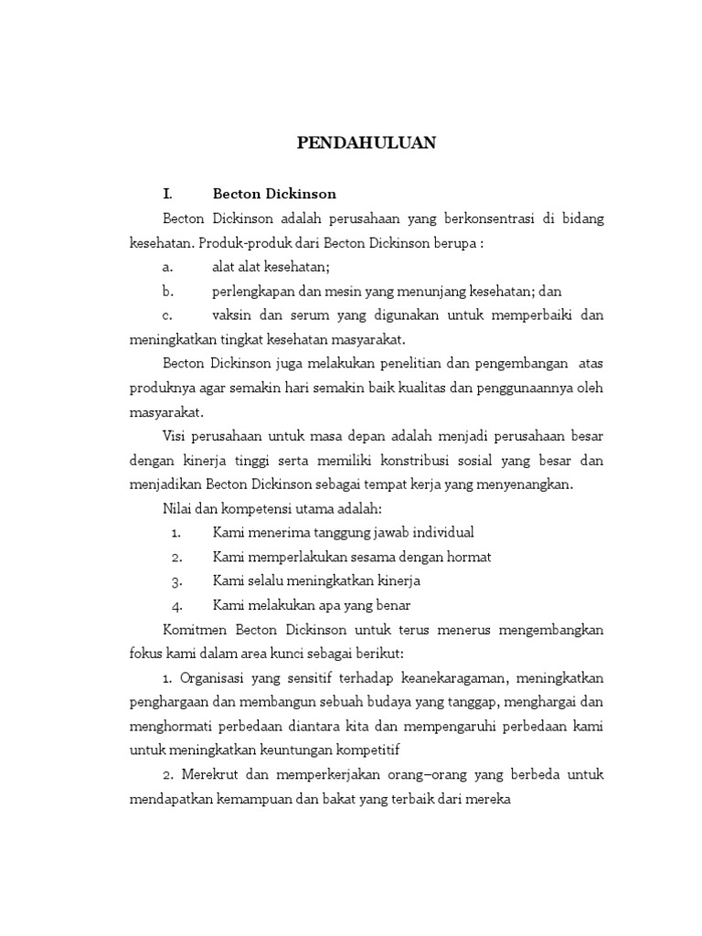 Becton Dickinson | PDF