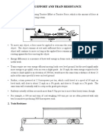 Tractive Effort Calculation Guidelines | PDF | Rail Transport | Locomotives