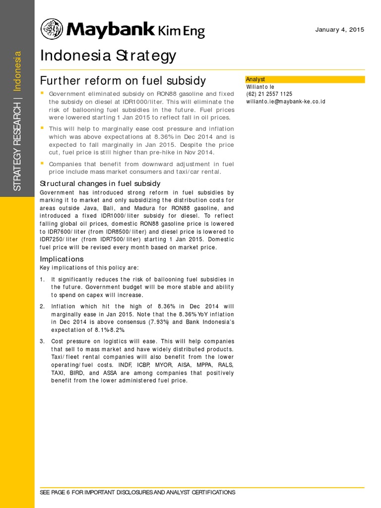 Maybank Market Strategy Research | PDF | Securities Research | Gasoline ...