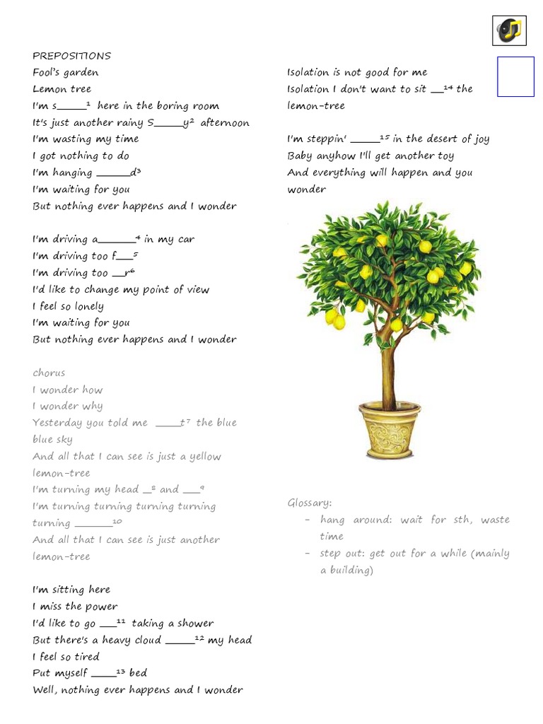 Lemon Tree PDF | PDF