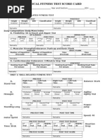 DepED PFT Score Card | PDF | Body Mass Index | Physical Exercise