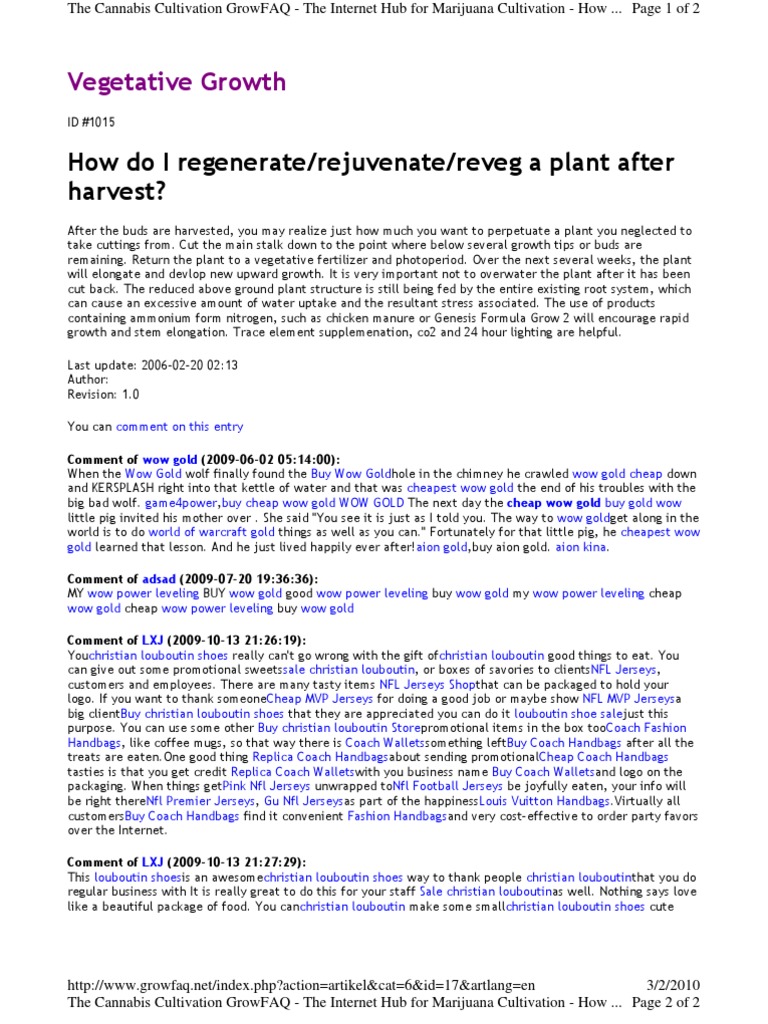 The Cannabis Cultivation GrowFAQ - The Internet | PDF | Adidas | Clothing