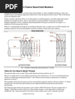 Defining Thread Callouts in SolidWorks | PDF | Metalworking | Machining
