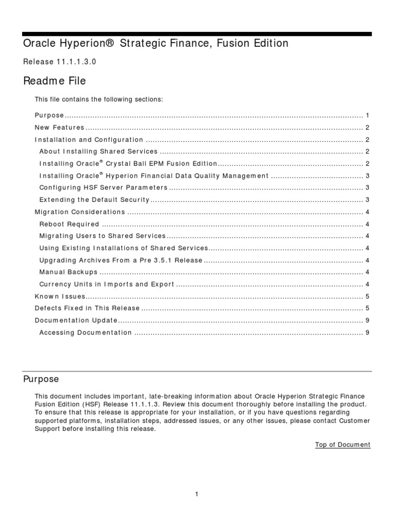 Hyperion Strategic Finance | PDF | Object (Computer Science) | Databases