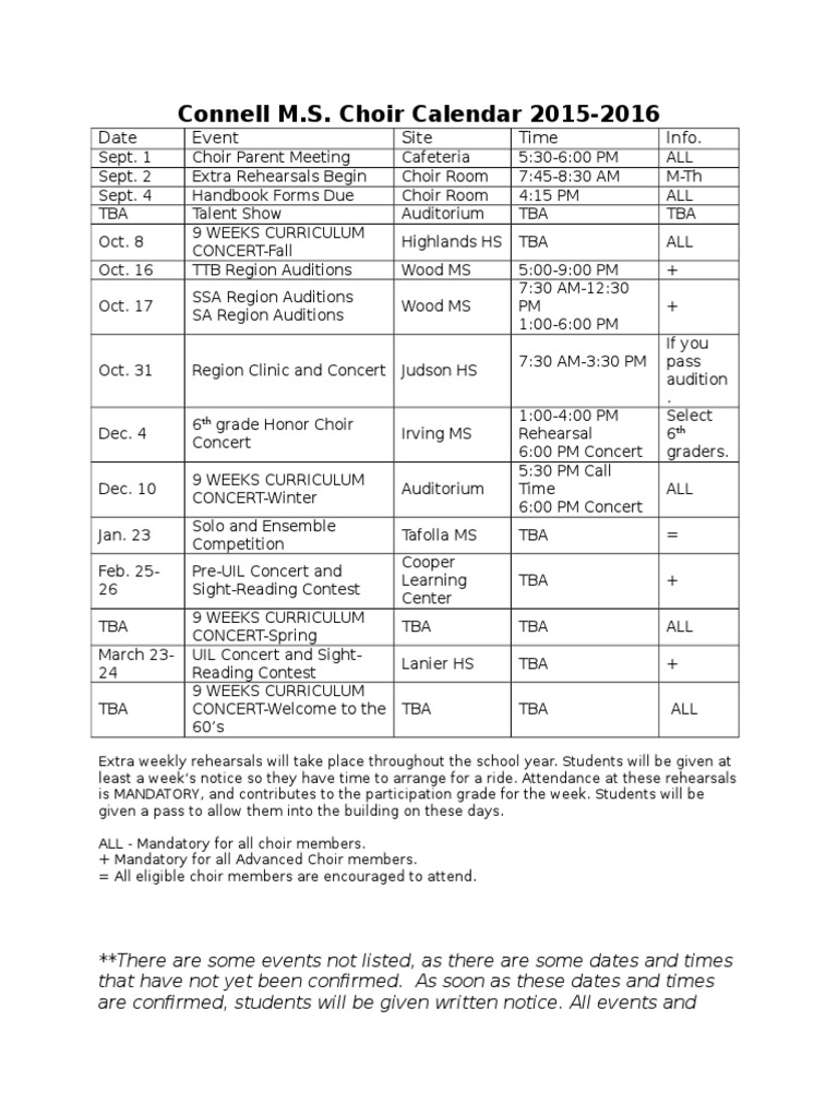 Calendar | PDF