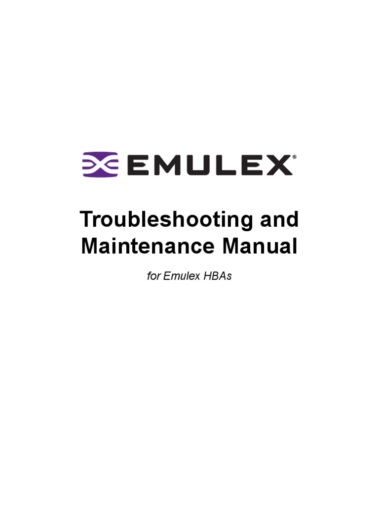 Emulex Troubleshooting | PDF | Booting | Device Driver