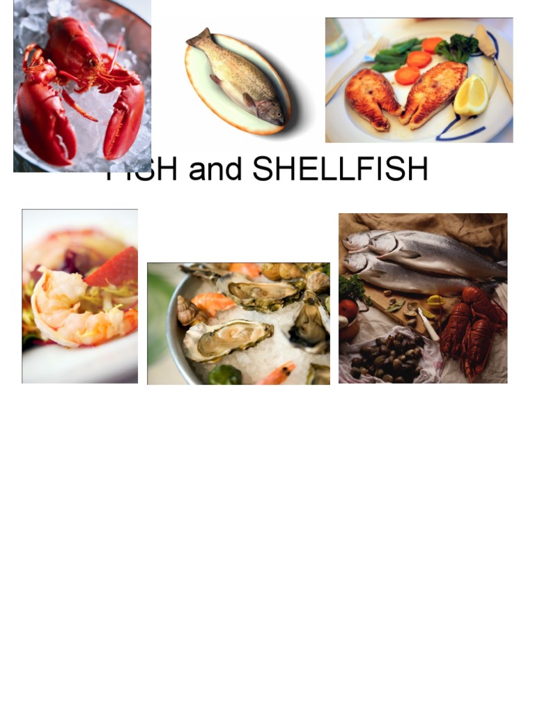 Fish and Shellfish: Types and Techniques | PDF | Shellfish | Oyster