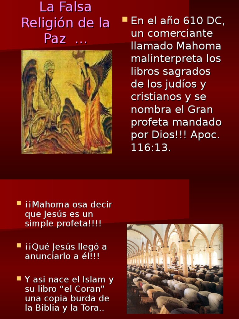 La Falsa Religion de La Paz | PDF | Mahoma | Yihad