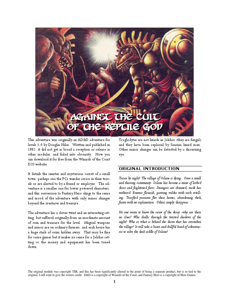 Reptile God | Dungeons & Dragons | Barn