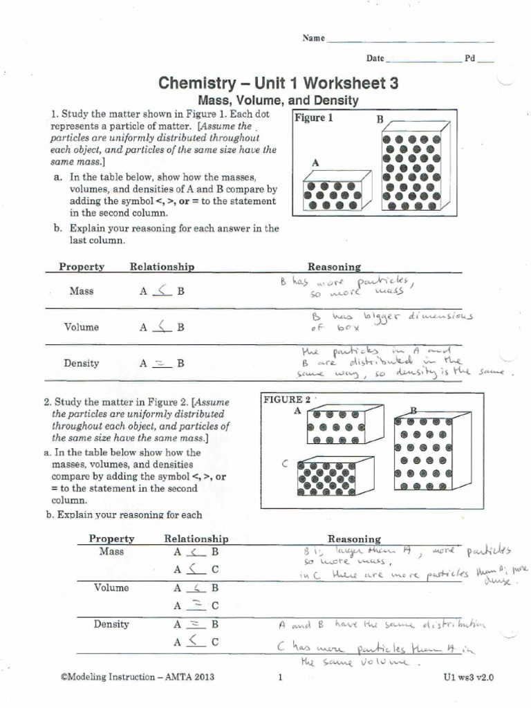 Unit 1 Worksheet 3 | PDF