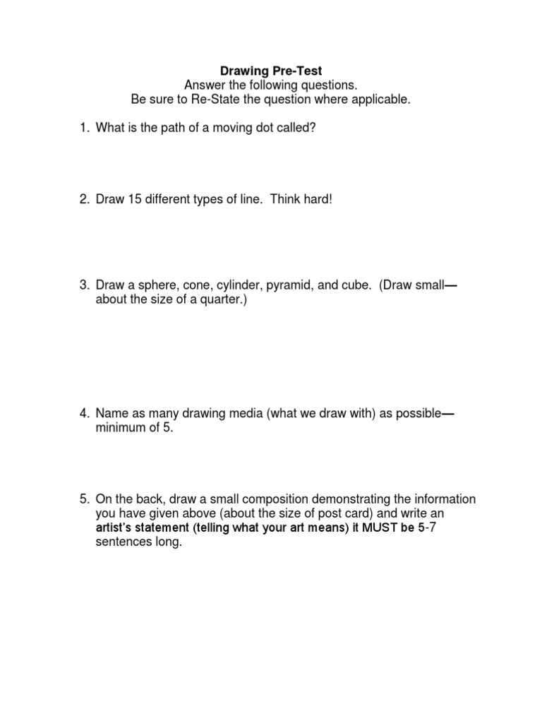 Art Backward Design Exams, Art Pre-Tests | PDF | Printmaking | Sculpture