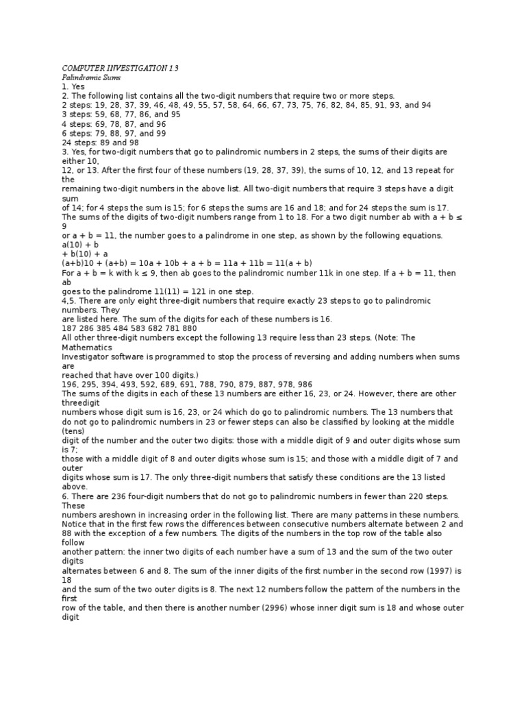 Math Investigation | Download Free PDF | Applied Mathematics | Teaching ...