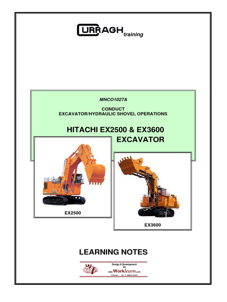 Hitachi EX2500 and EX3600 - Reference Material PDF | PDF | Engines ...