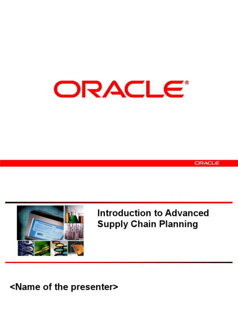 A Comprehensive Overview of Oracle's Advanced Supply Chain Planning ...