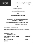 Project On RBI | PDF | Reserve Bank Of India | Central Banks