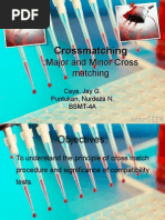 Immediate-Spin Crossmatch Guide | PDF | Blood Plasma | Clinical Medicine