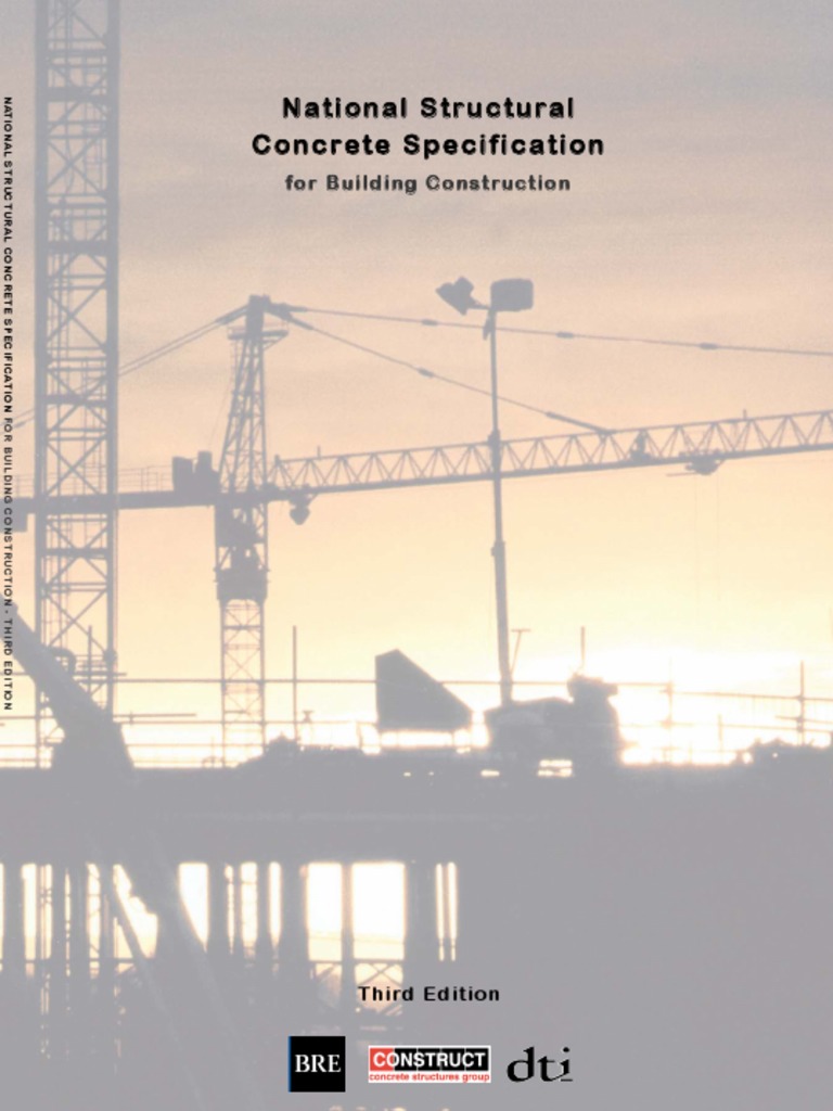 National Structural Concrete Specification For Building Construction ...