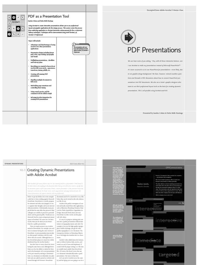 P DF Presentations: PDF As A Presentation Tool | Download Free PDF ...
