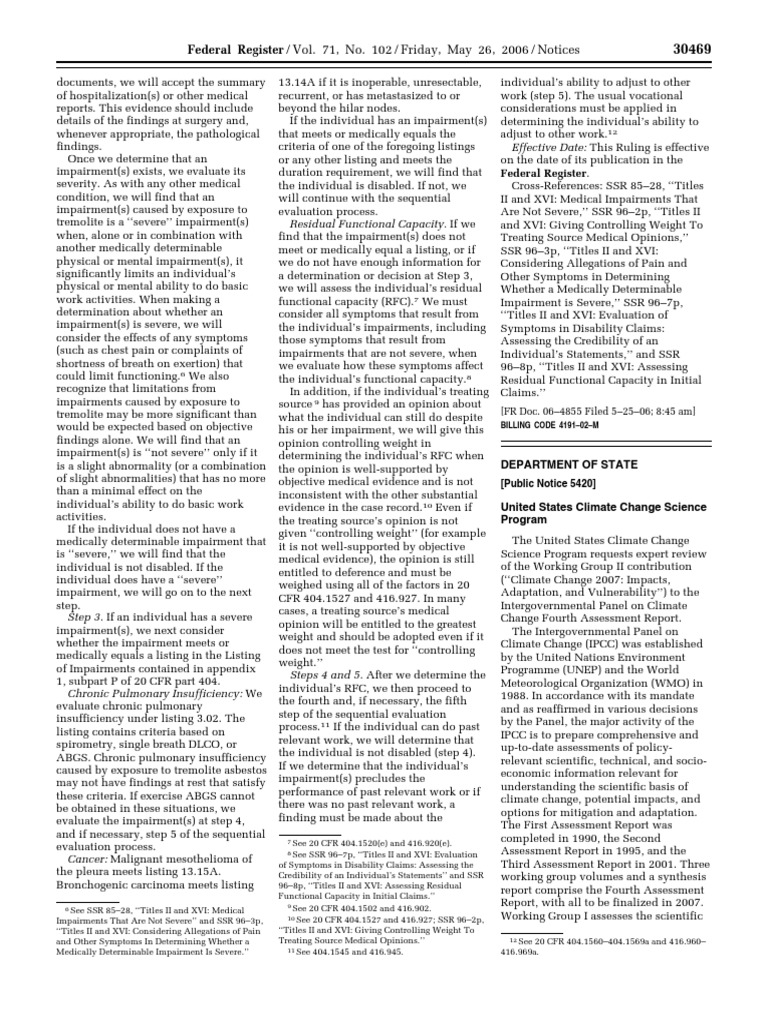Federal Register / Vol. 71, No. 102 / Friday, May 26, 2006 / Notices ...
