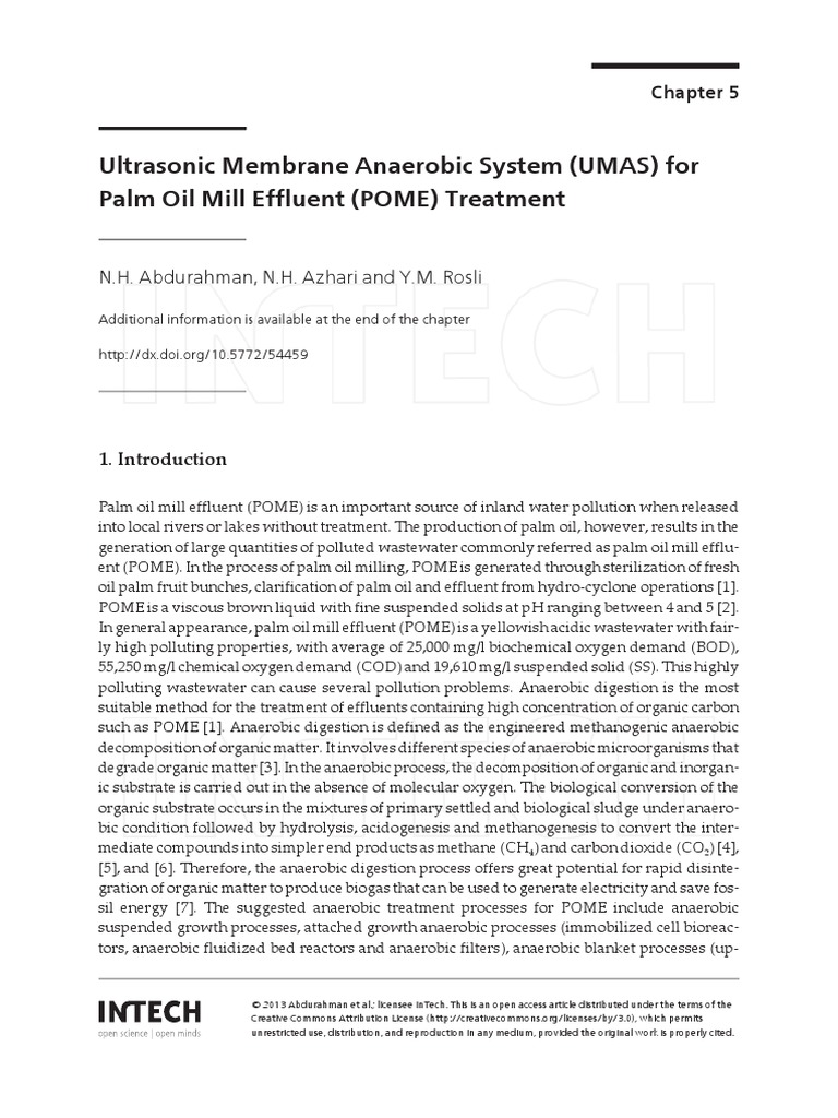 Ultrasonic Membrane | Download Free PDF | Anaerobic Digestion | Wastewater