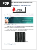Lotus Surgicals Product Ecatalogue | PDF | Surgical Suture