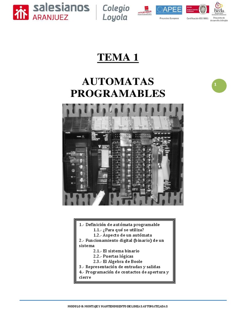 Tema 1 _Autómatas Programables