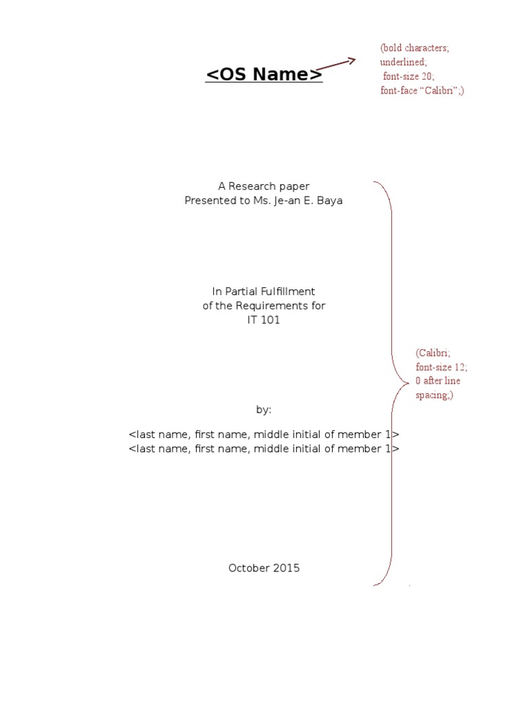 Title Page Layout | PDF