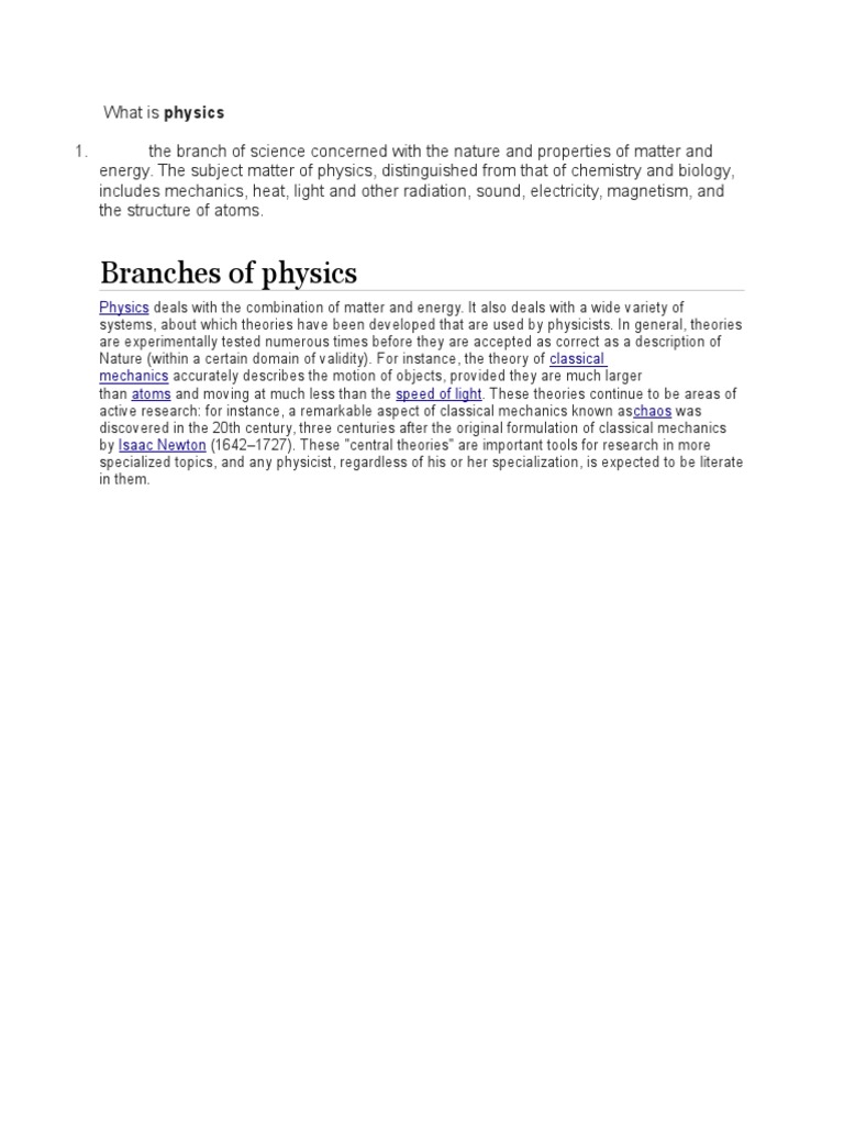 what-is-physics