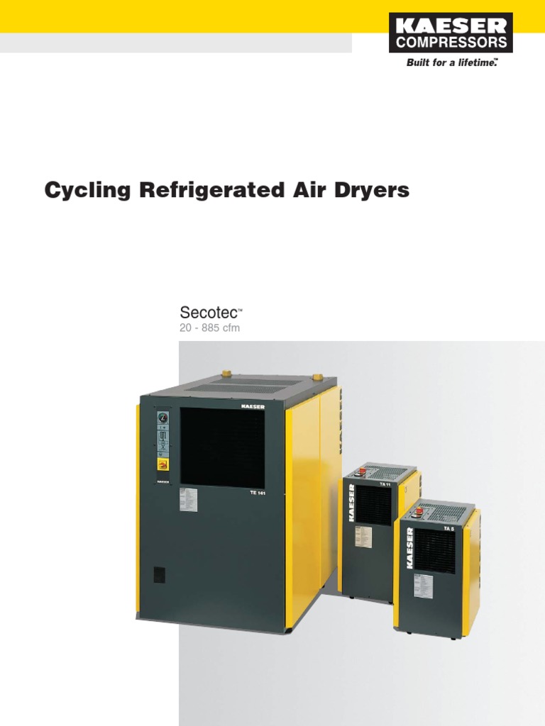 Kaeser Compressors | PDF | Clothes Dryer | Water Vapor
