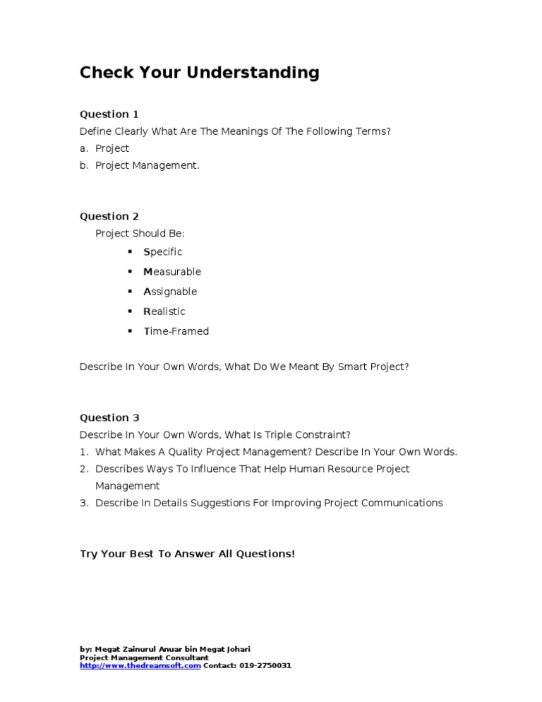 Understanding Project Management Concepts | PDF