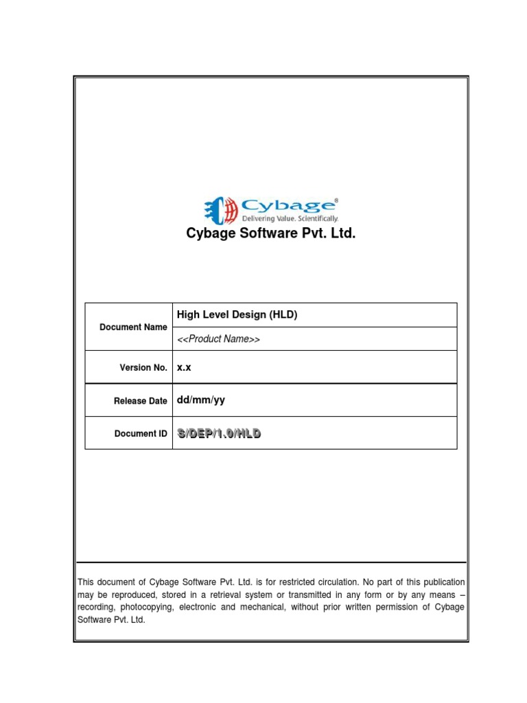 HLD Sample | Share Point | Microsoft Exchange Server