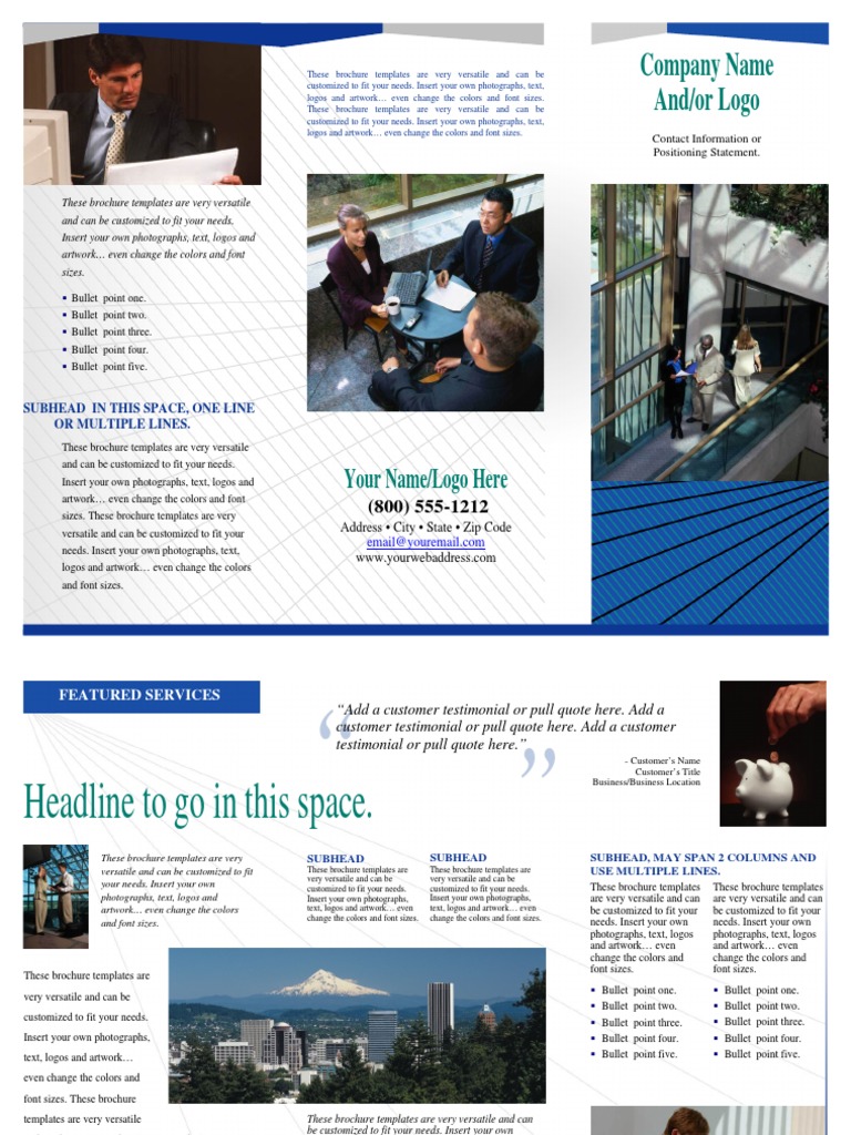 Trifold Linear | PDF | Graphic Design | Text