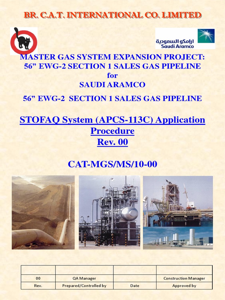 Master Gas System Expansion Project: Detailed Procedure for Applying ...