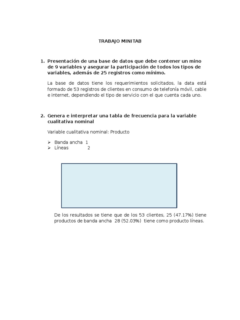 Ejercicios Con MINITAB | PDF | Estadísticas | Análisis estadístico