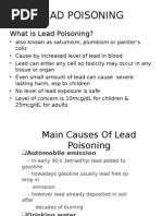 Lead Toxic Heavy Metals Fact Sheet | PDF | Lead | Medical Specialties