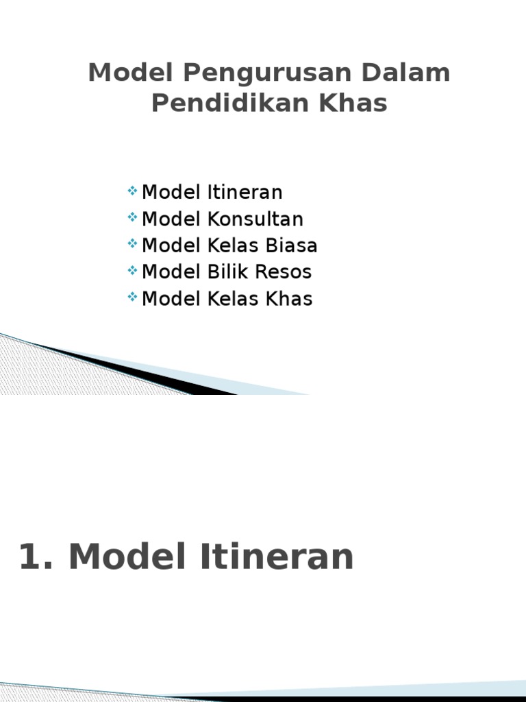 Model Pengurusan Pendidikan Khas-2 | PDF