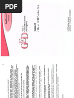 GED Mathematics Formula Sheet | PDF